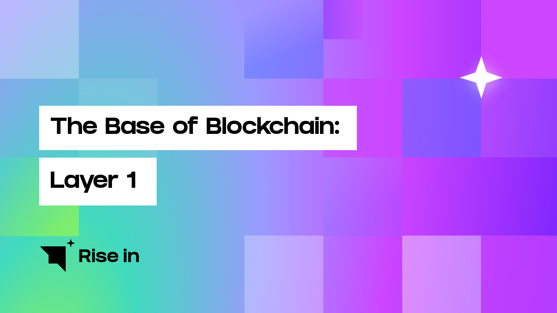 The Base of Blockchain: Layer 1